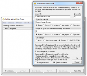 TOOLS:ImDisk Virtual Disk Driver - DOSBoxWiki